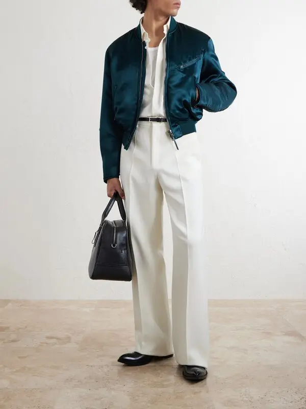 TOM FORD Satin Bomber Jacket