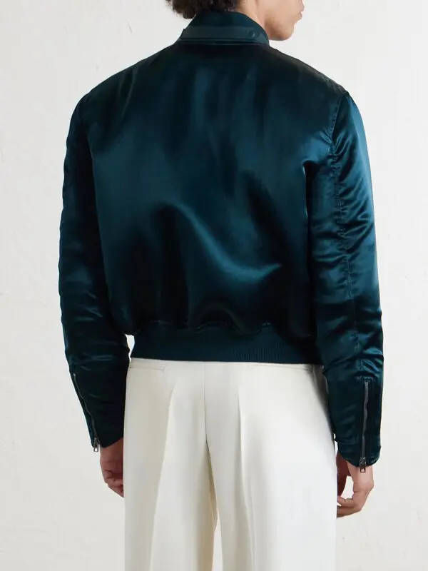 TOM FORD Satin Bomber Jacket