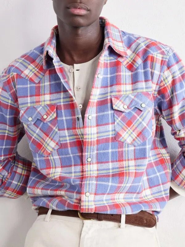 FORTELA Josh Checked Cotton Shirt
