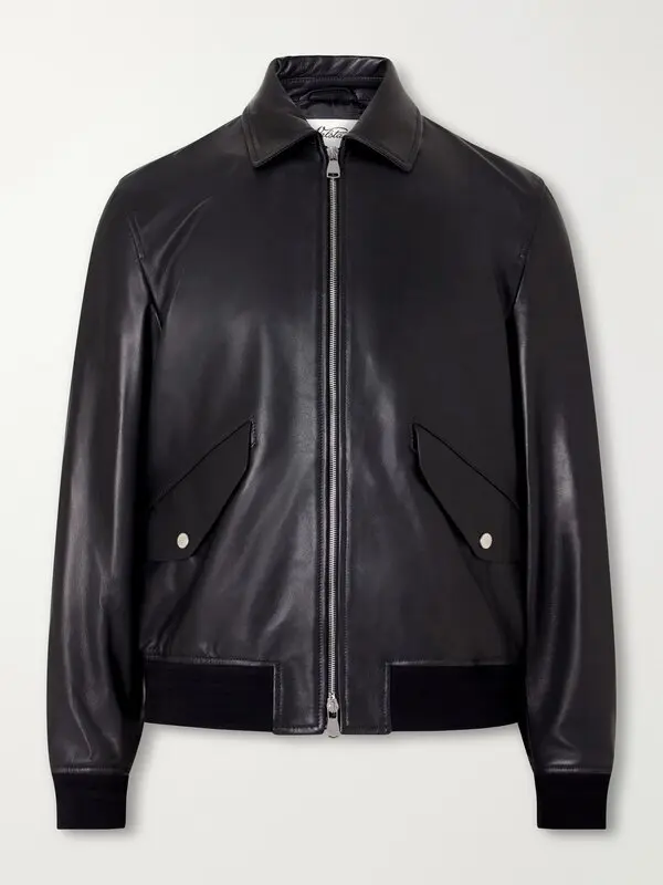 VALSTAR Roy Leather Bomber Jacket