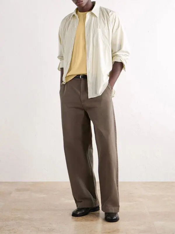 Auralee Luster Cotton-jersey T-shirt