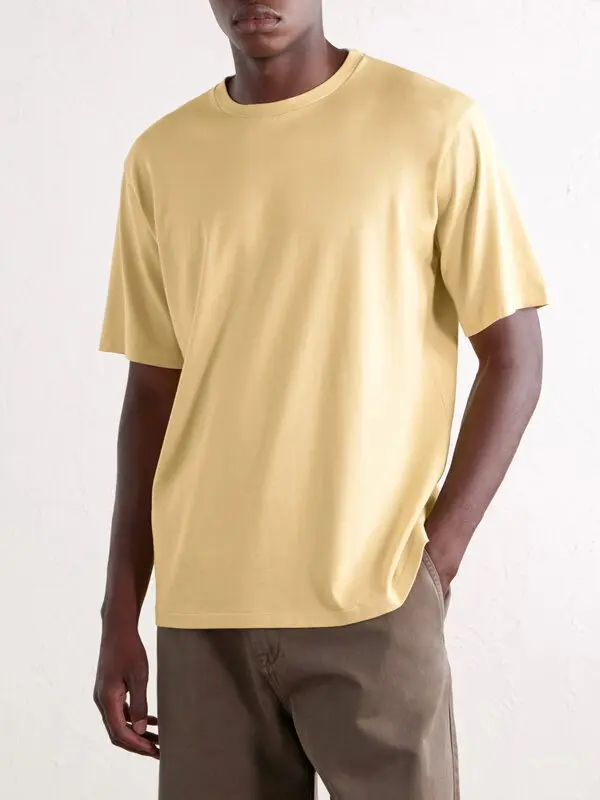 Auralee Luster Cotton-jersey T-shirt