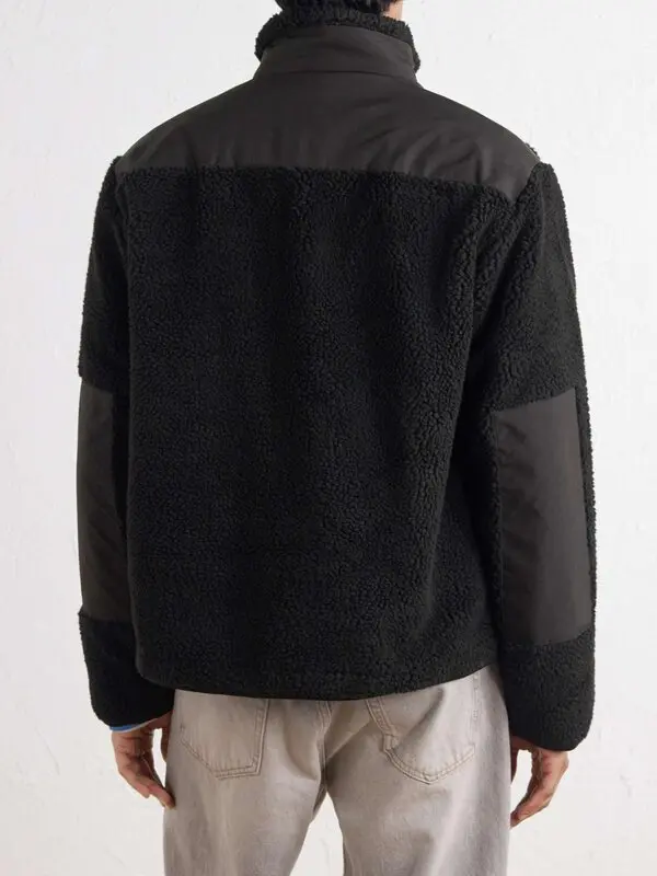 CORRIDOR Shell-trimmed Fleece Jacket