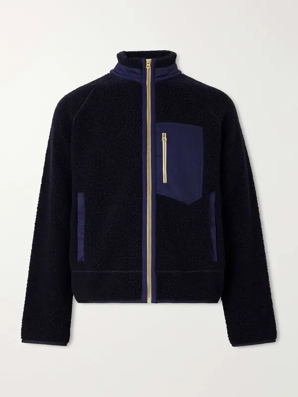 FORTELA K2 Brushed Wool Jacket - Blue