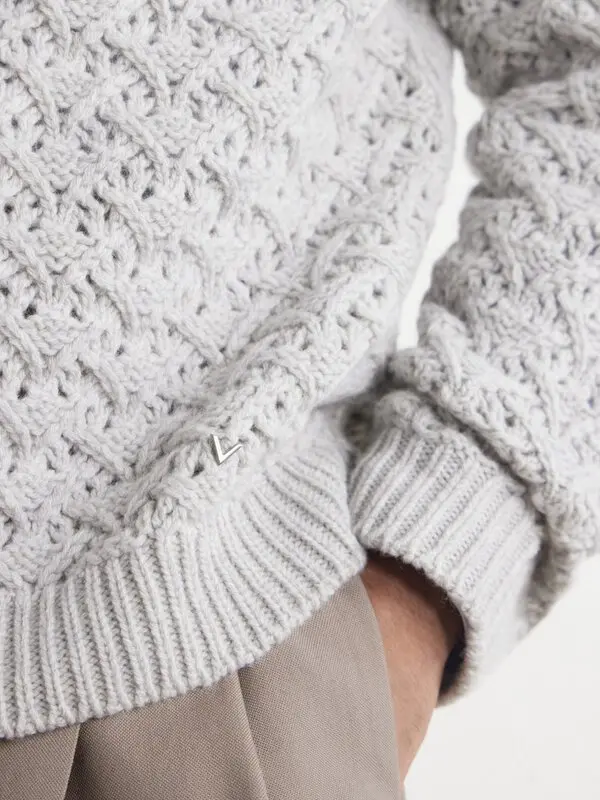 Valentino Garavani Wool And Cashmere-blend Sweater