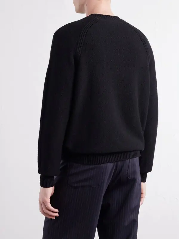 Inis Meáin Wool Sweater - Black