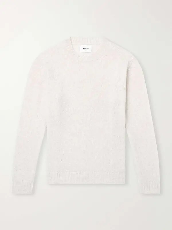 Nn07 Lee 6598 Merino Wool-blend Sweater - Ecru