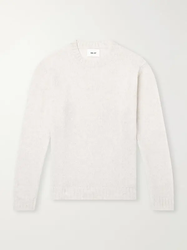 Nn07 Lee 6598 Merino Wool-blend Sweater - Neutrals