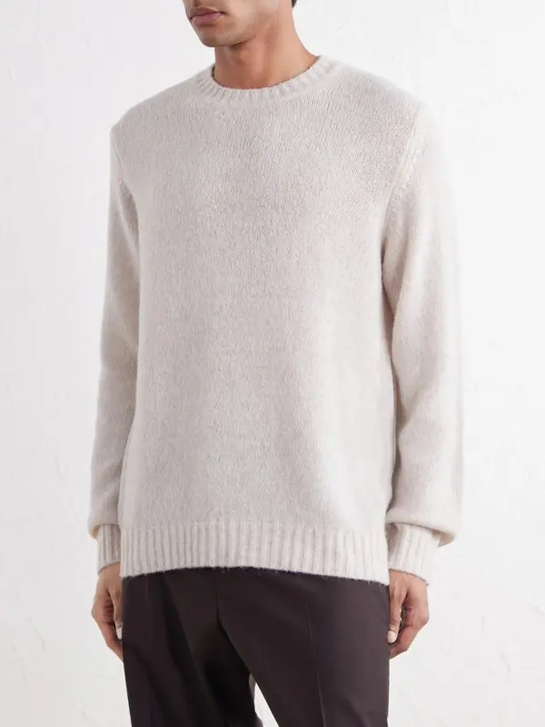 Nn07 Lee 6598 Merino Wool-blend Sweater - Neutrals