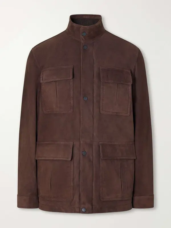 VALSTAR Brera Suede Jacket - Brown