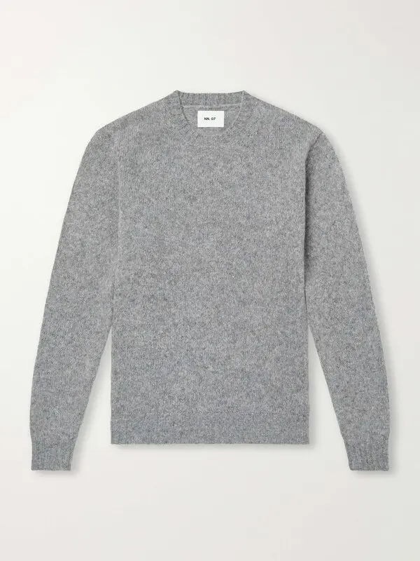 Nn07 Lee 6598 Merino Wool-blend Sweater - Gray
