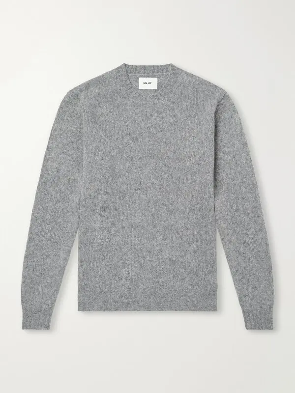 Nn07 Lee 6598 Merino Wool-blend Sweater - Gray