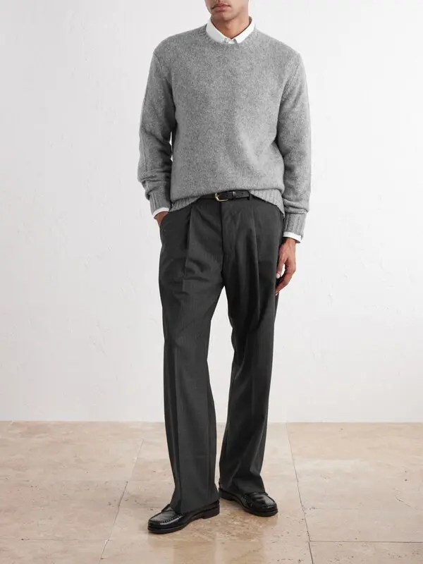 Nn07 Lee 6598 Merino Wool-blend Sweater - Gray
