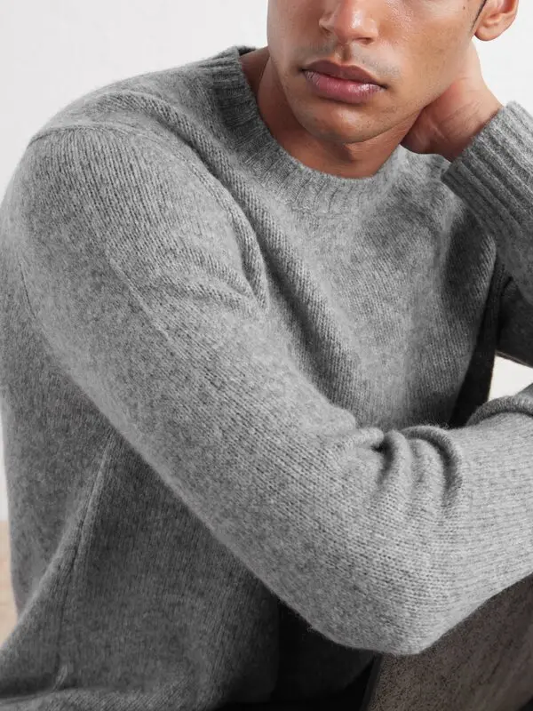 Nn07 Lee 6598 Merino Wool-blend Sweater - Gray