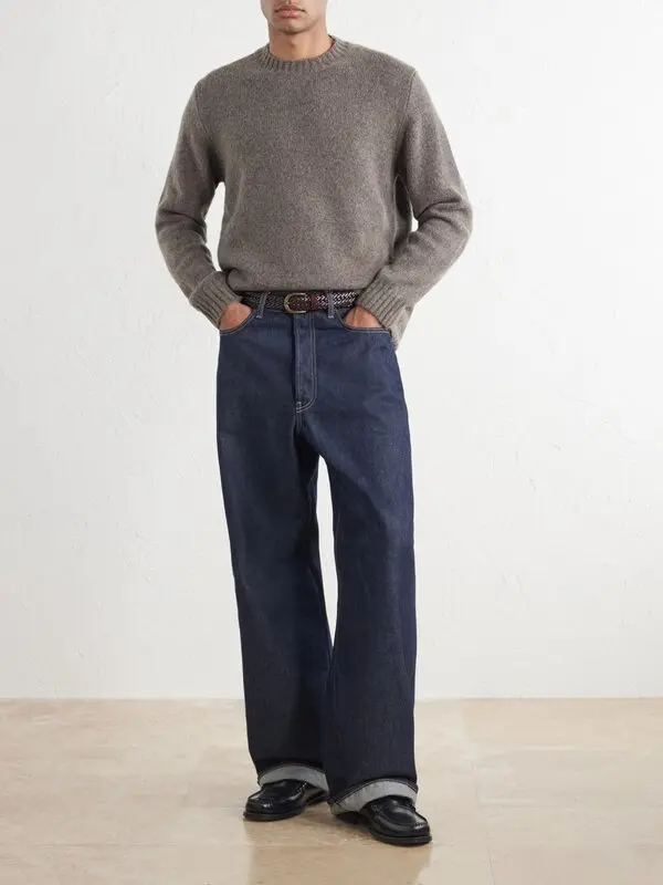 Nn07 Lee 6598 Merino Wool-blend Sweater - Brown