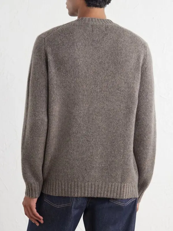 Nn07 Lee 6598 Merino Wool-blend Sweater - Brown