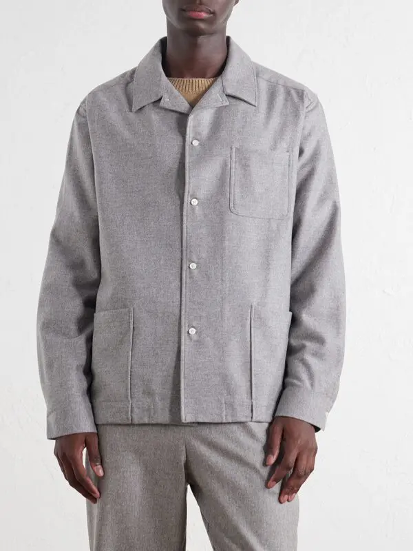 De Bonne Facture Virgin Wool Overshirt