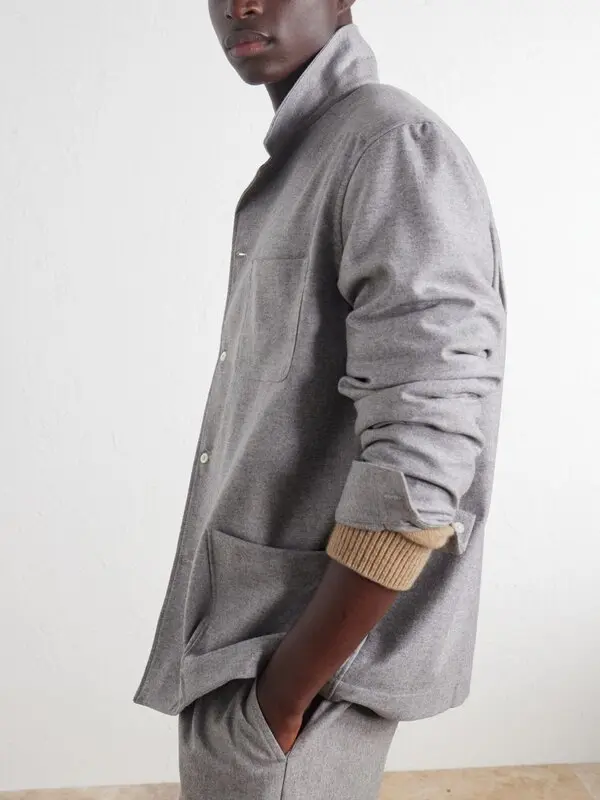 De Bonne Facture Virgin Wool Overshirt