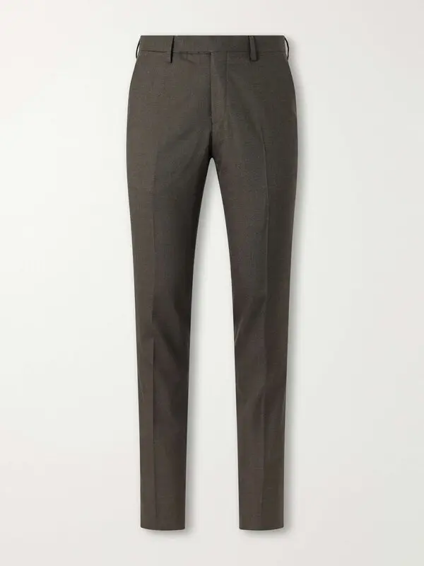 Mr P. Luxe Wool And Silk-blend Trousers