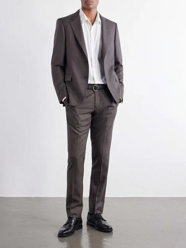 Mr P. Luxe Wool And Silk-blend Trousers