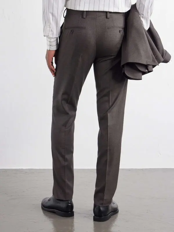 Mr P. Luxe Wool And Silk-blend Trousers
