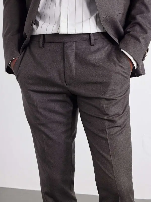 Mr P. Luxe Wool And Silk-blend Trousers