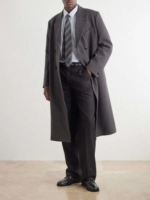 MFPEN Conference Double-breasted Wool Coat