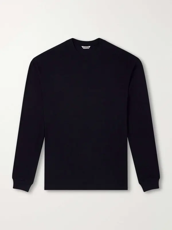 Auralee Cotton-jersey T-shirt