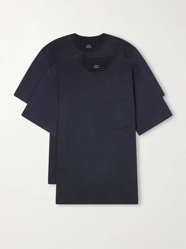 GRAPHPAPER Set Of Two Cotton-jersey T-shirt