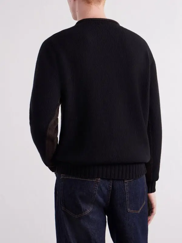 Inis Meáin Lambswool Sweater - Black