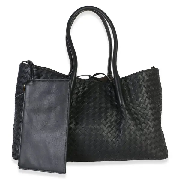 Bottega Veneta Fondant Nappa Reversible Pinacoteca - Black