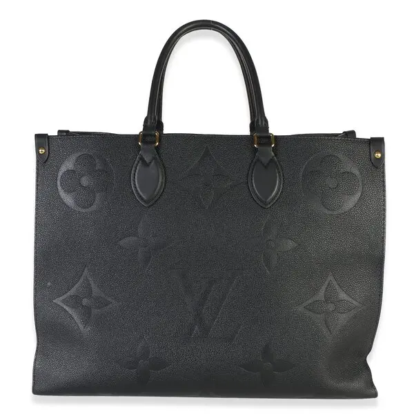 LOUIS VUITTON Giant Monogram Empreinte Onthego Gm - Black