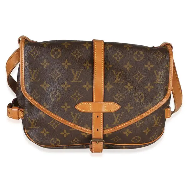 LOUIS VUITTON Monogram Canvas Saumur 30 - Brown