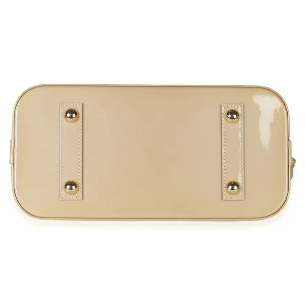 LOUIS VUITTON Monogram Vernis Alma Pm Top Handle Bag - Neutral