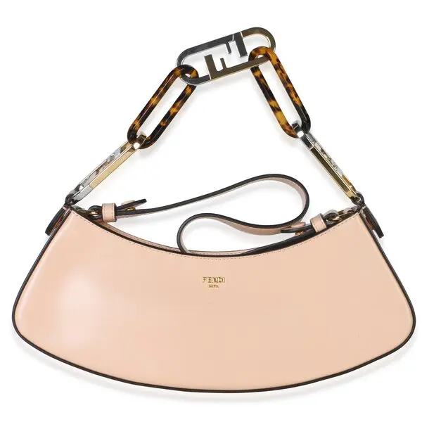 Fendi Camelia Vitello Olock Swing Bag - Neutral