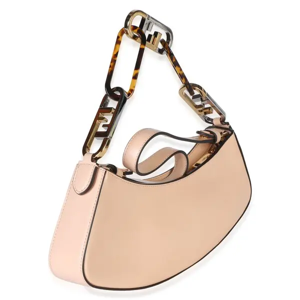 Fendi Camelia Vitello Olock Swing Bag - Neutral