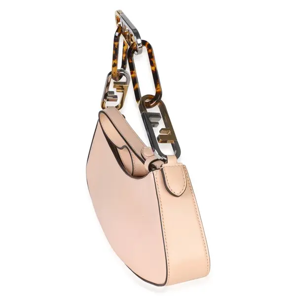 Fendi Camelia Vitello Olock Swing Bag - Neutral