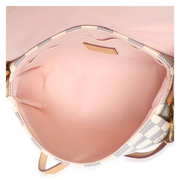 LOUIS VUITTON Damier Azur Canvas Croisette Shoulder Bag - Beige