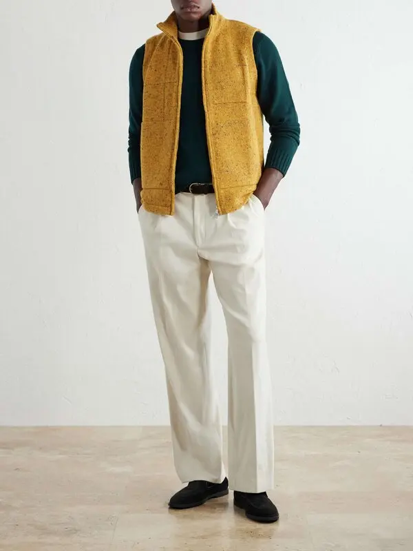 Inis Meáin Wool And Cashmere-blend Gilet