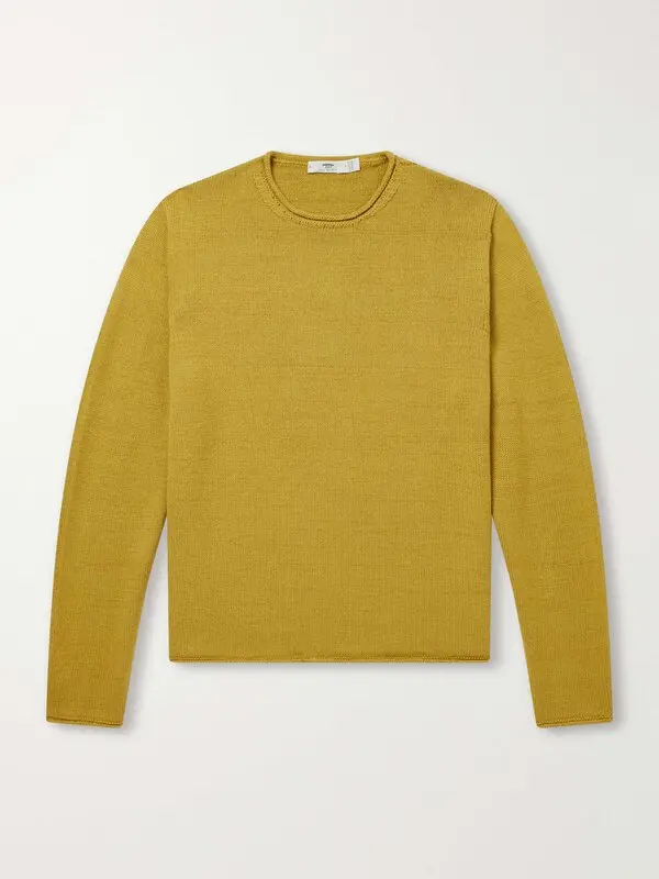 Inis Meáin Merino Wool And Linen-blend Sweater