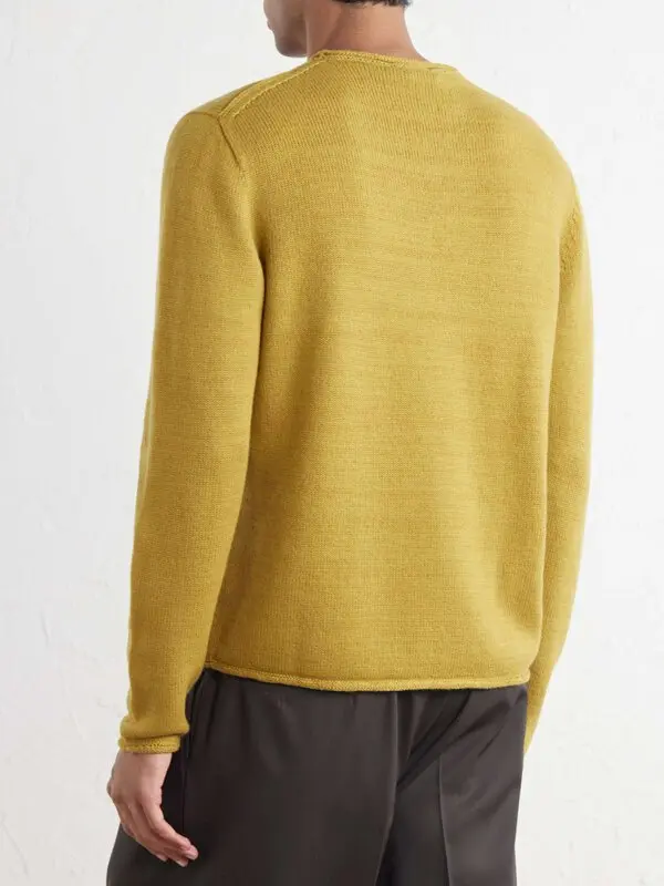 Inis Meáin Merino Wool And Linen-blend Sweater
