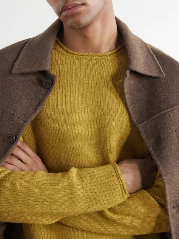Inis Meáin Merino Wool And Linen-blend Sweater