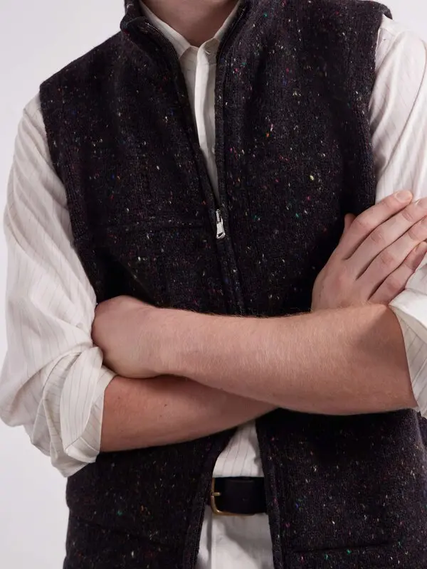 Inis Meáin Wool And Cashmere-blend Gilet