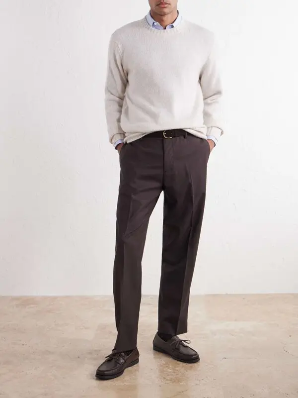 Nn07 Brendan 10037 Straight-leg Woven Trousers
