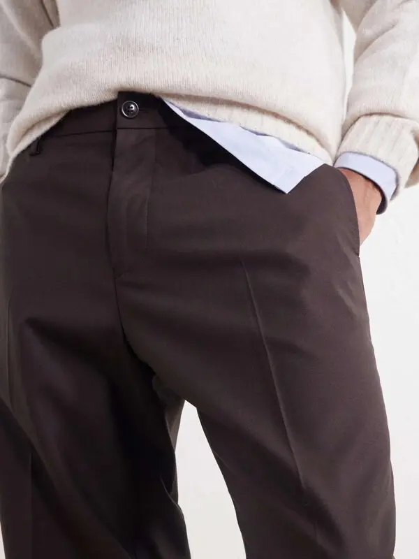 Nn07 Brendan 10037 Straight-leg Woven Trousers