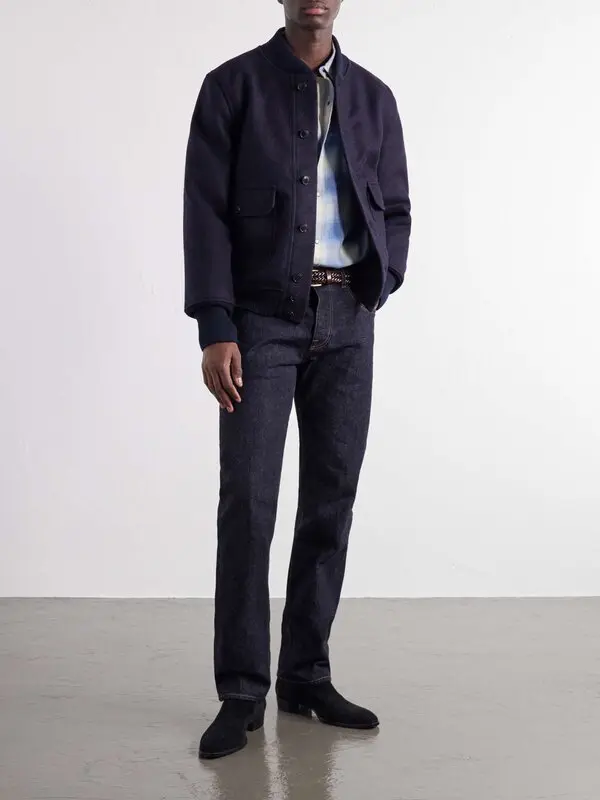 FORTELA Wool Bomber Jacket