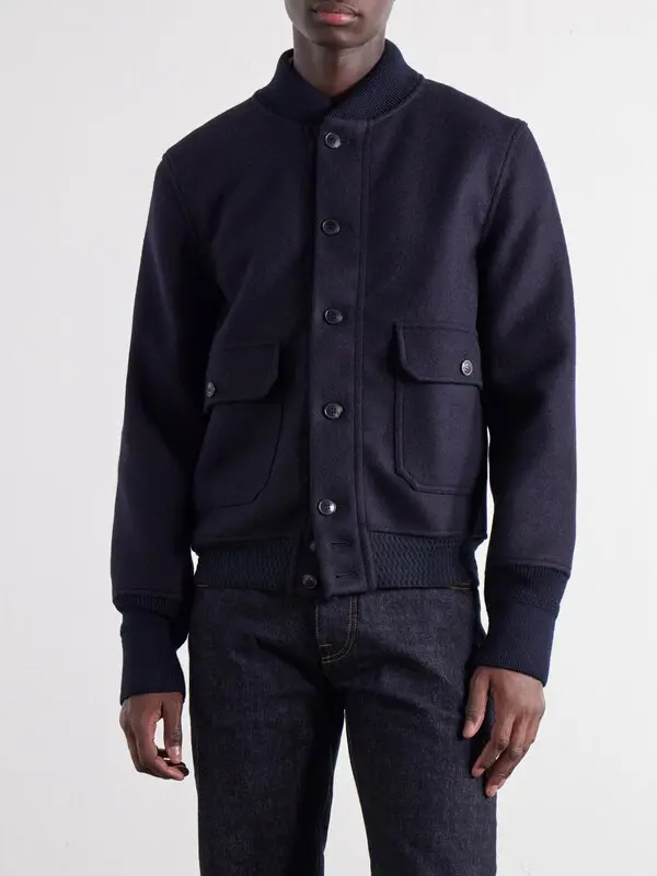 FORTELA Cruiser Bomber Jacket - Blue