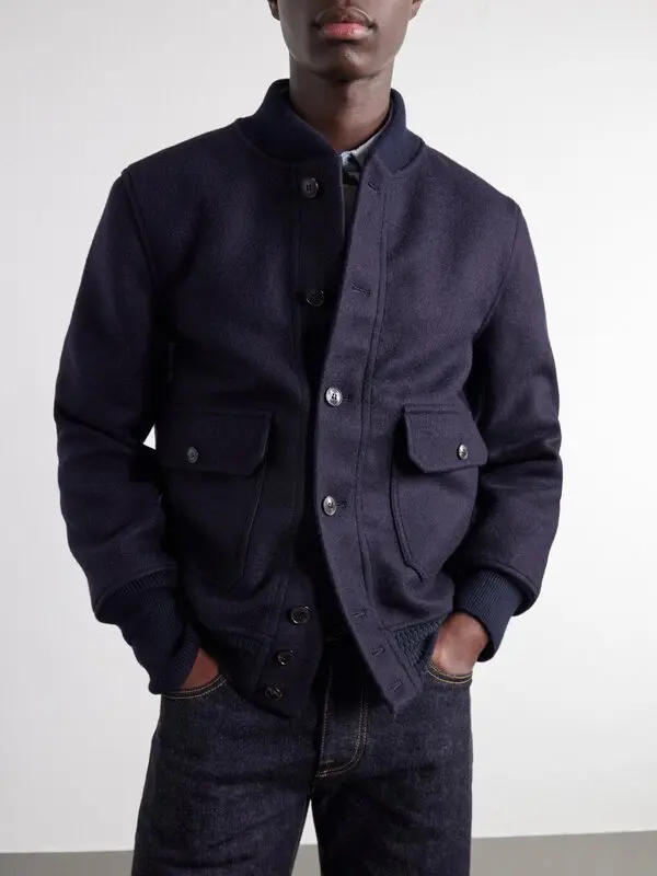 FORTELA Cruiser Bomber Jacket - Blue