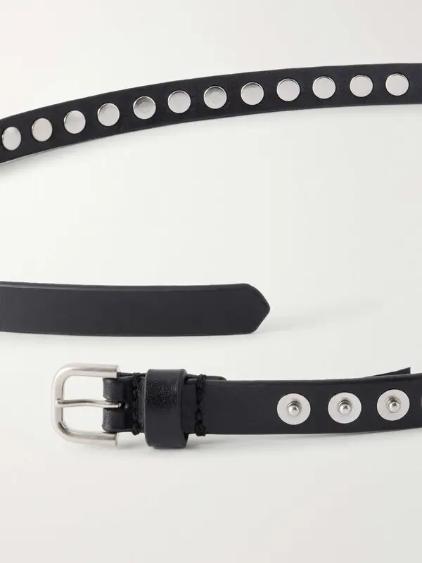 Dries Van Noten Studded Leather Belt