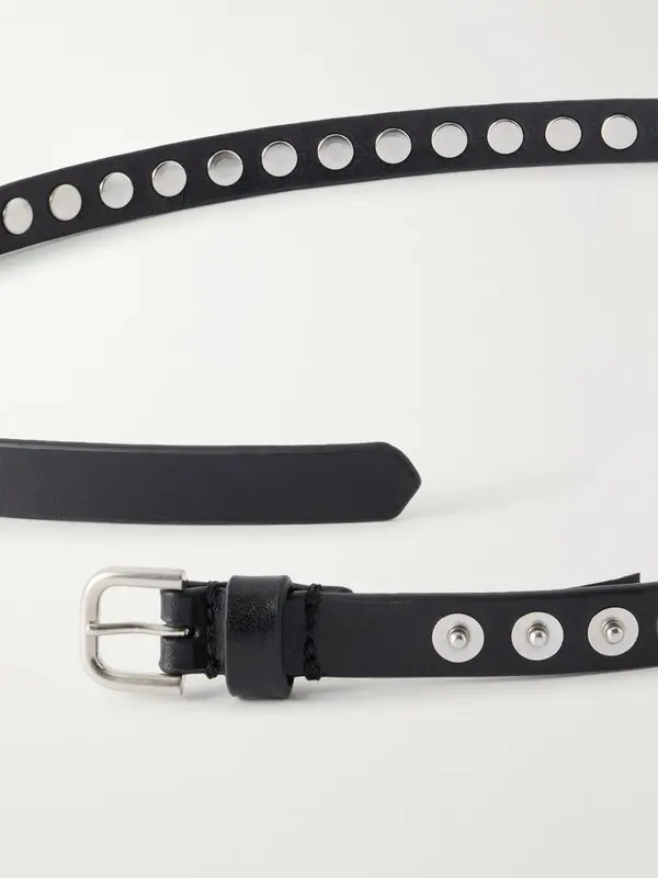 Dries Van Noten Studded Leather Belt